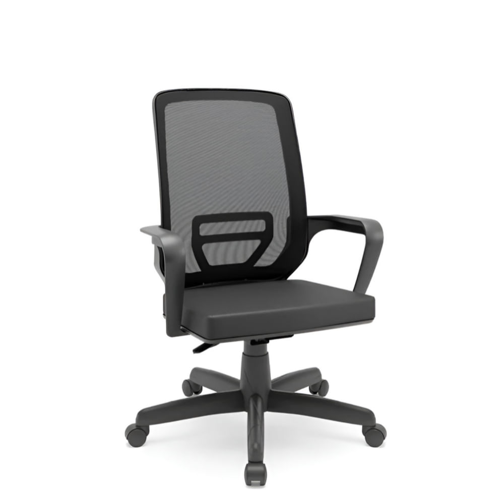 Cadeira Adrix Presidente Relax System Vinil Preto - Plaxmetal - Acimaq ...